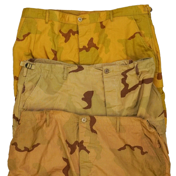 3 Colour Desert Yellow Dyed Trousers
