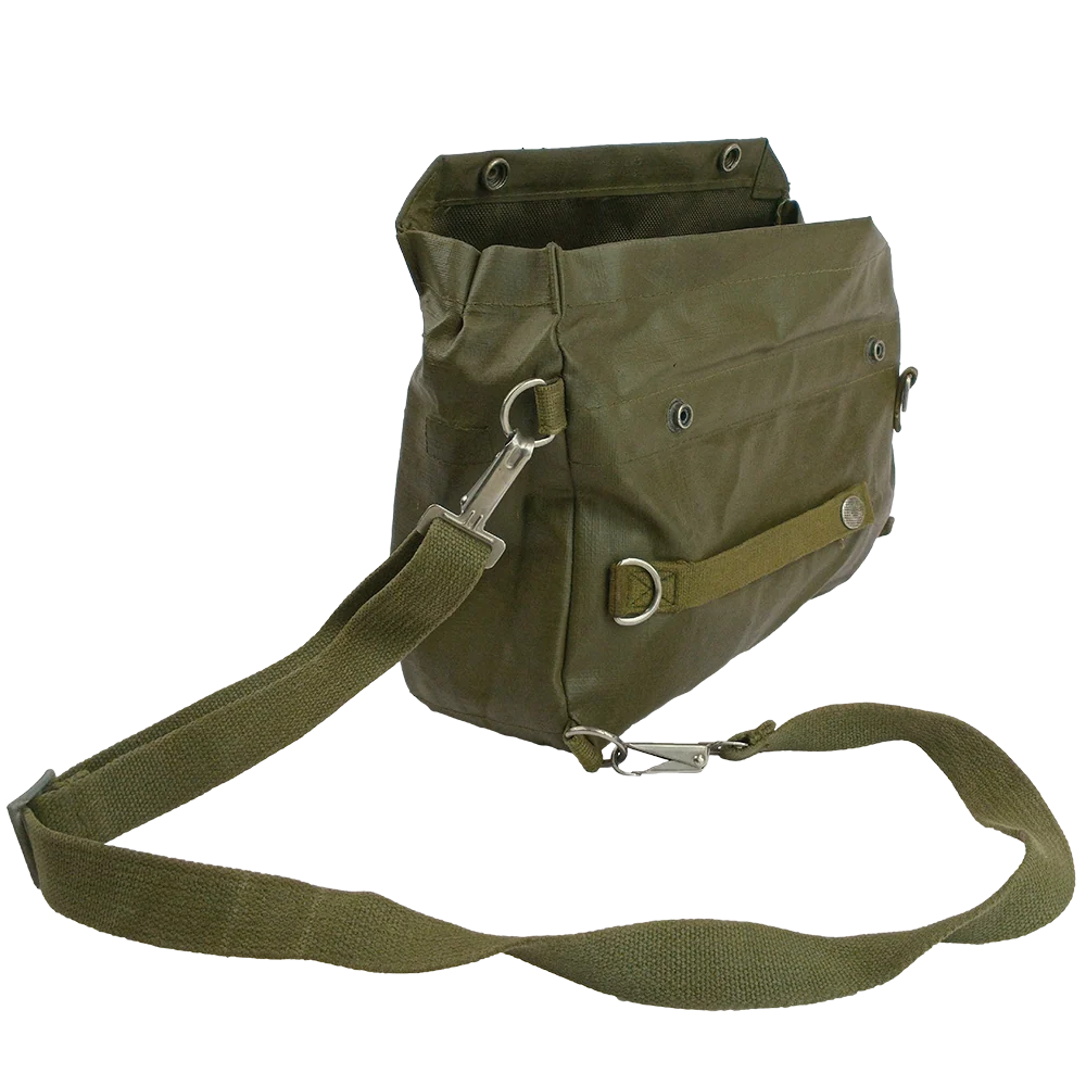 Swiss Rubberised Gas Mask Bag | Army and Outdoors