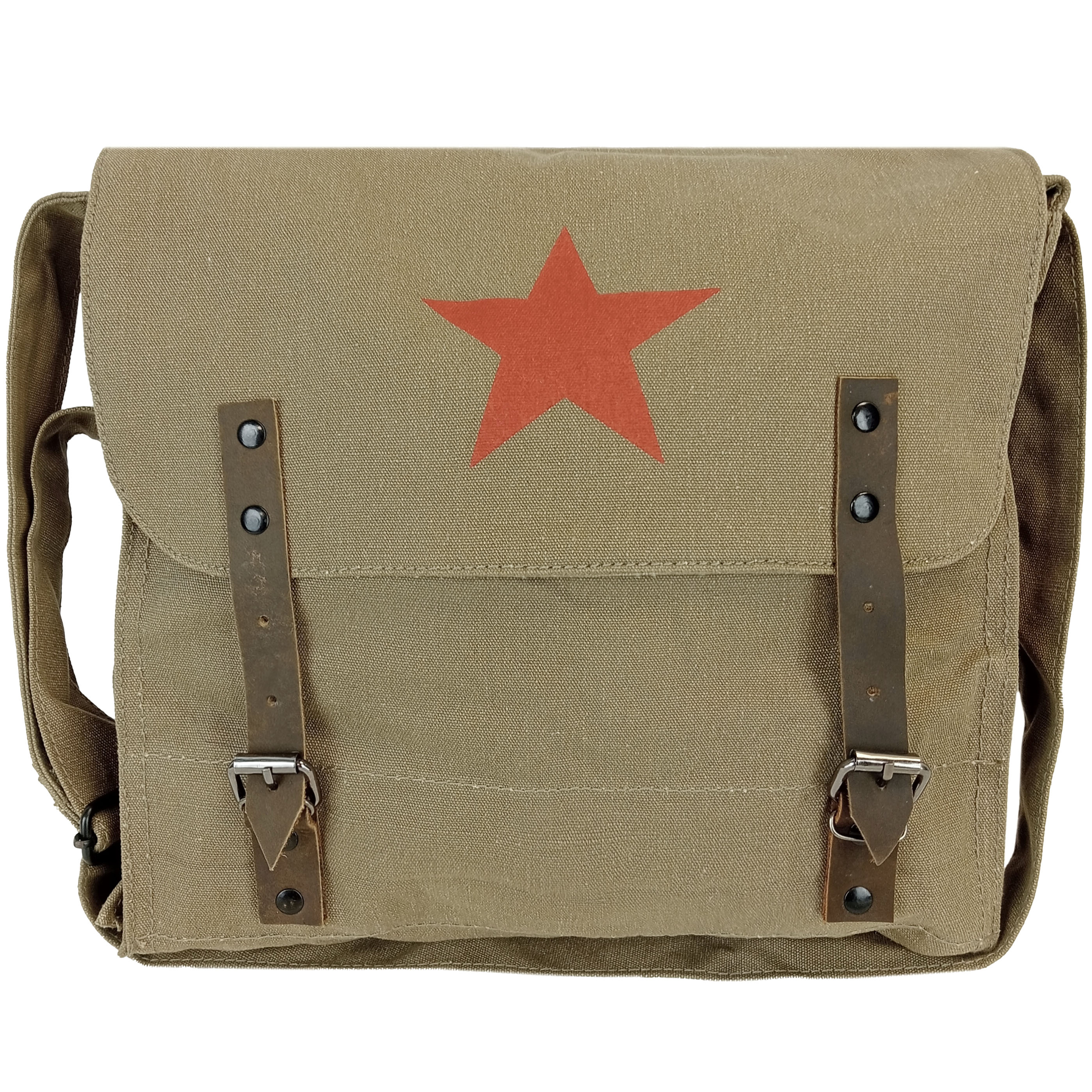 Red Star Canvas Shoulder Bag | Army and Outdoors