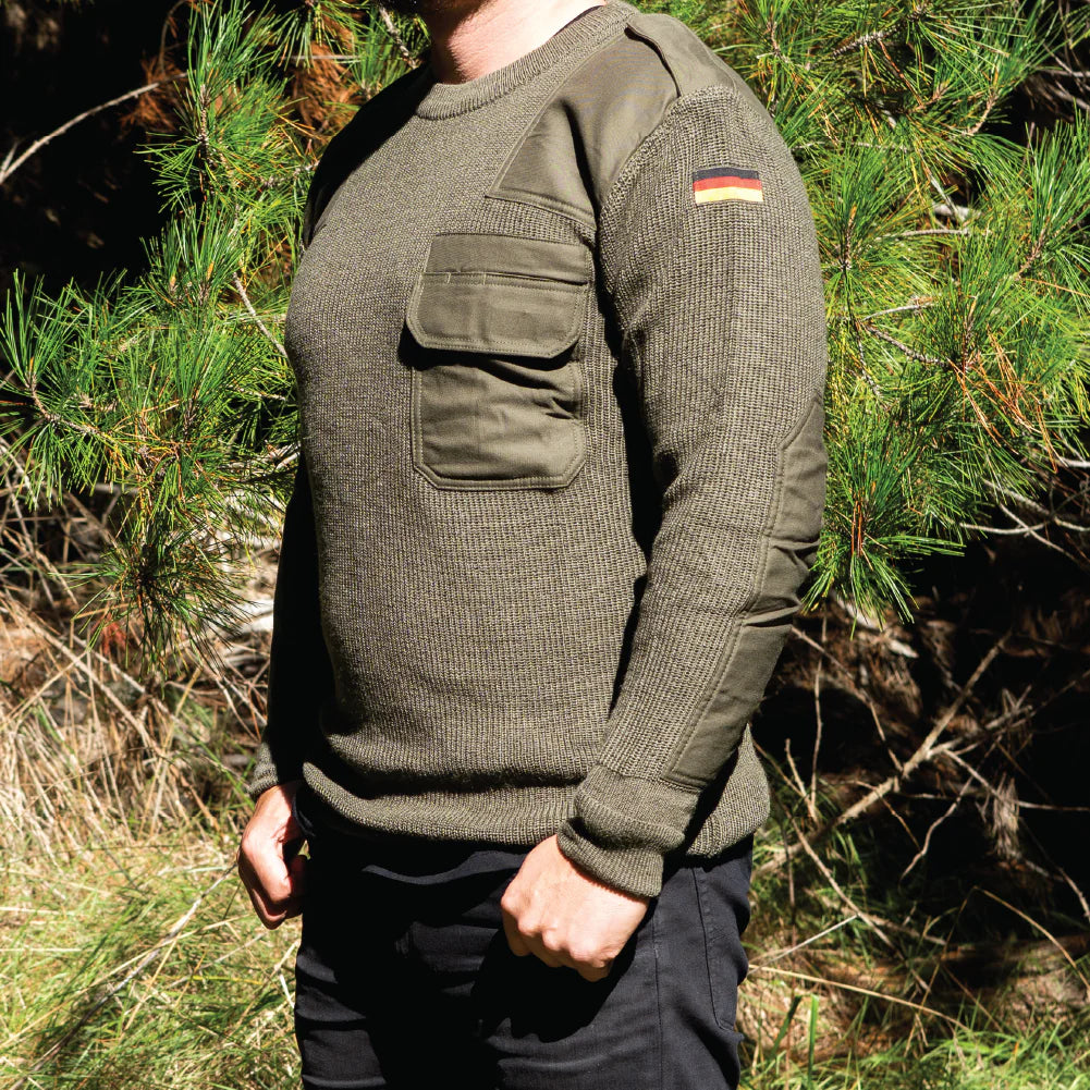 German Army Olive Drab Sweater
