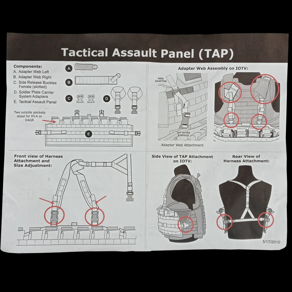USGI ACU Tactical Assault Panel