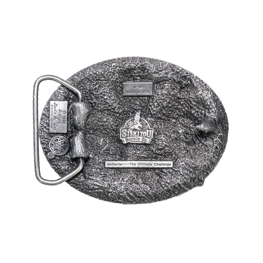 US Made Airborne Belt Buckle, Item 1