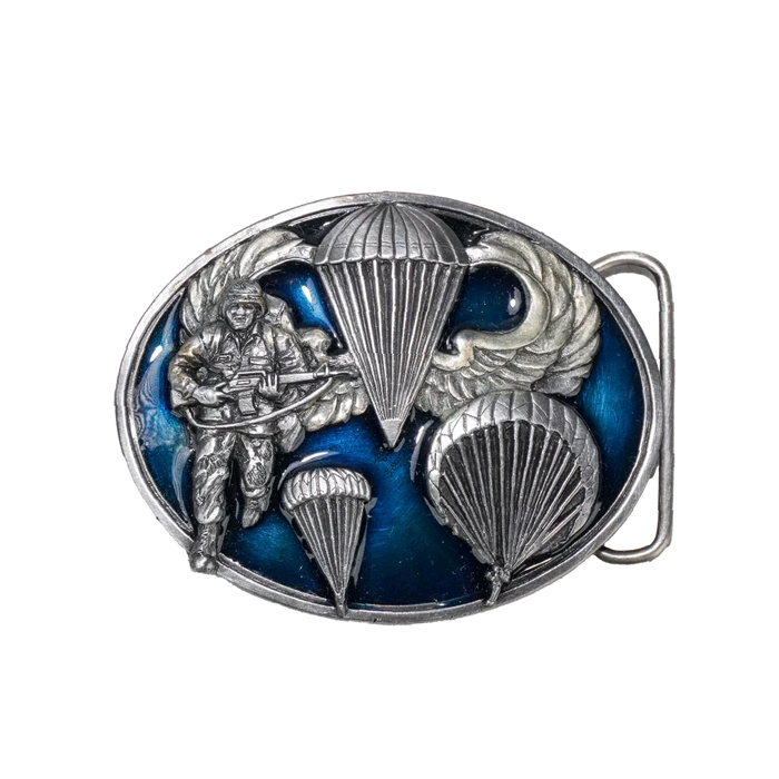 US Made Airborne Belt Buckle, Item 1