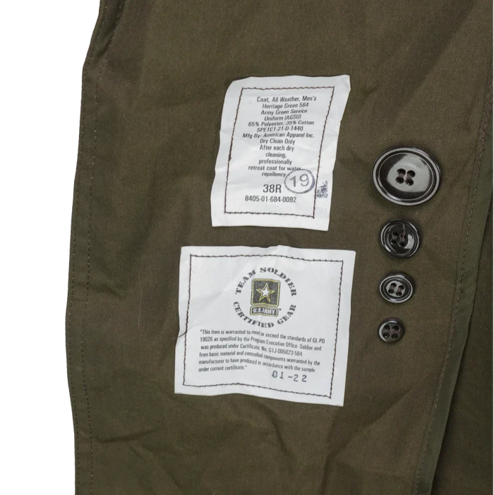 USGI AGSU All Weather Coat - 38R, Medium