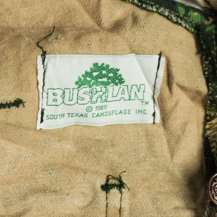 Vintage Bushlan 80s Camo Hunting Canvas Bib Overalls